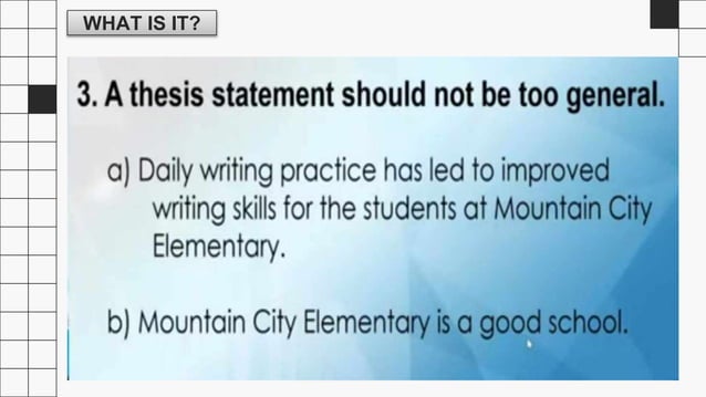 Lesson 4 Identifying Thesis Statement And Outlining Pptx