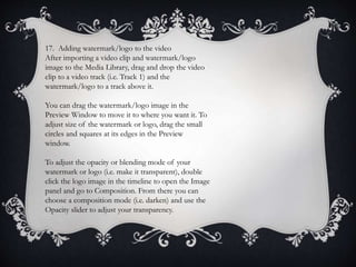 Lesson 4 - Introduction to Filmora.pptx | Video Software | Computer Software and Applications