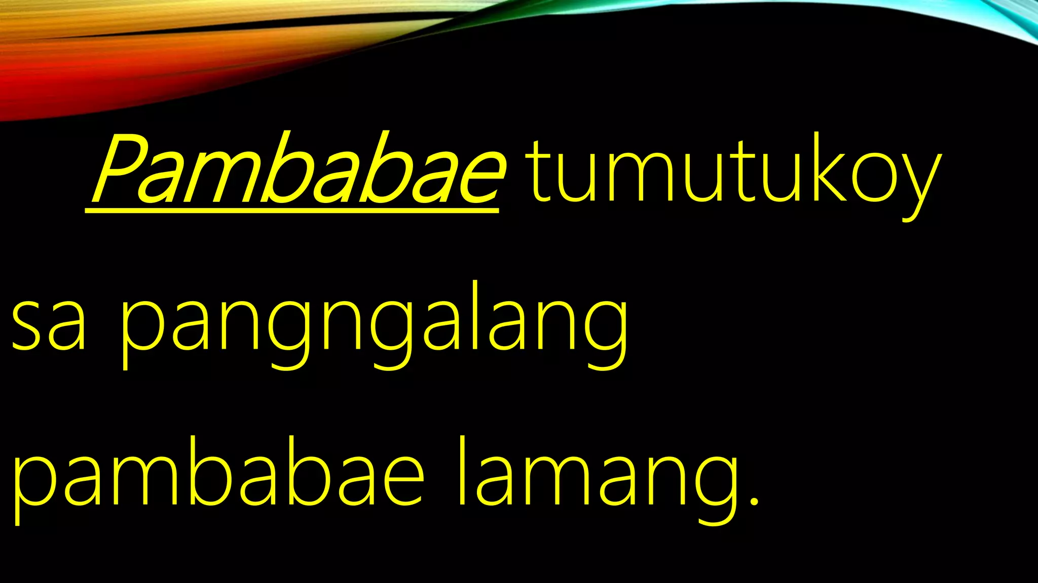kasarian ng pangngalan | PPTX