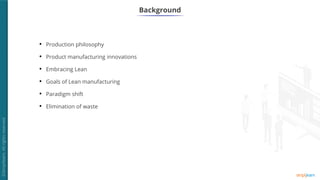 Lesson 4 - Lean in Manufacturing | PDF