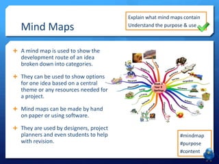 LO1 - Lesson 4 - Mind Maps | PPTX