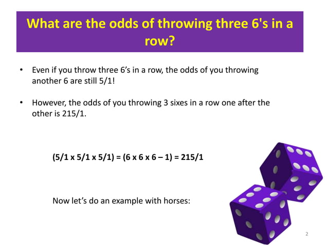 Lesson 4 multiple bets | PPT