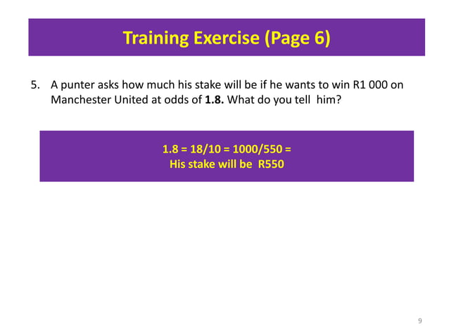 Lesson 4 multiple bets | PPT