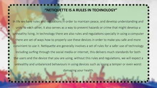 Lesson 4 netiquette | PPT