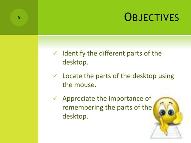 Basic Parts of a Desktop | PPT