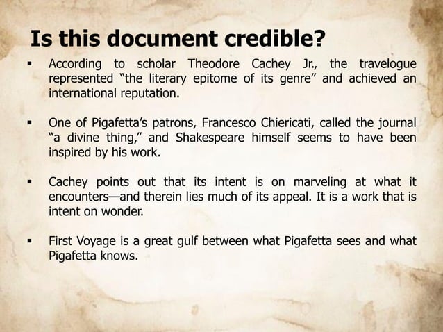 Pigafetta and Magellan.pdf | Adventure Travel | Travel Type