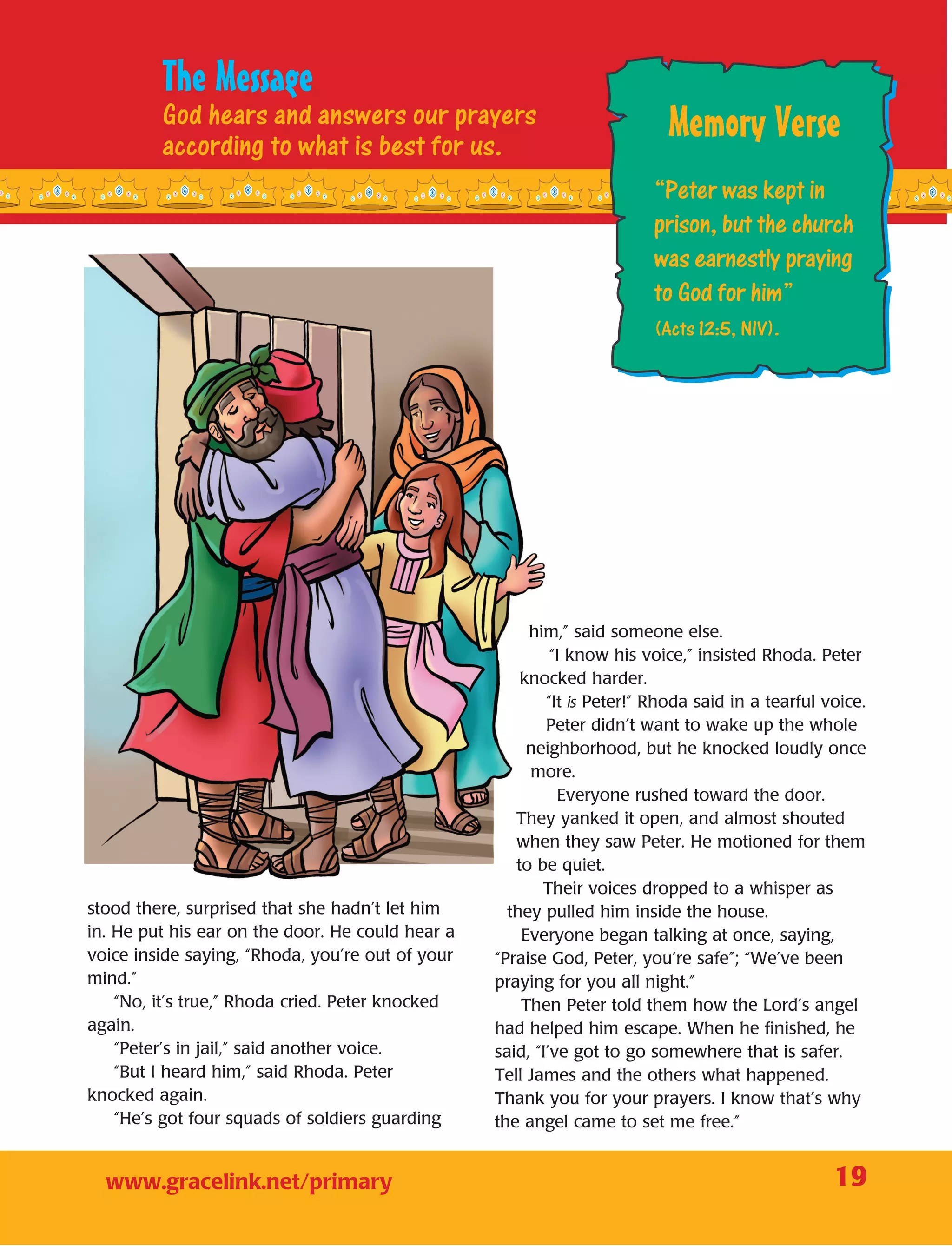 Lesson 4 | Primary | Sabbath School | Second Quarter 2015 | PDF