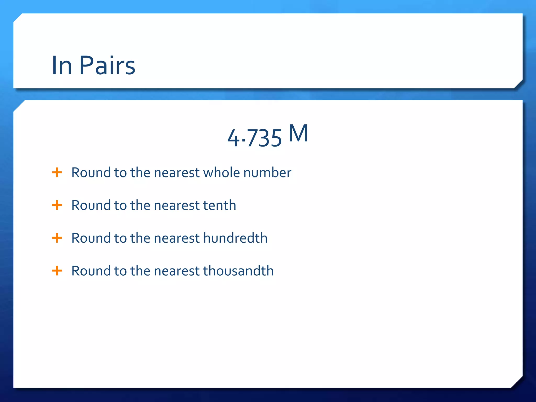 Lesson 4 rounding decimals | PPTX