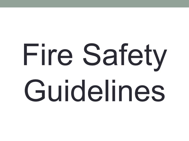 Lesson 4 - Sfety Precautions when Working in ICT Environments Fire ...