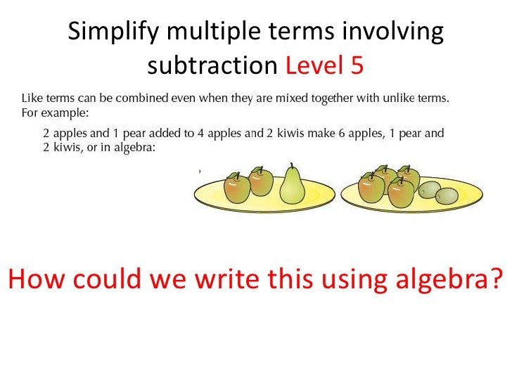 Lesson 4 simplifying