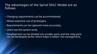 Lesson 4 - Spiral Model - System Development life cycle | PPTX