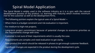 Lesson 4 - Spiral Model - System Development life cycle | PPTX