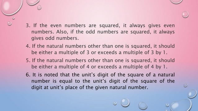 Lesson 4 square numbers | PPTX | Science