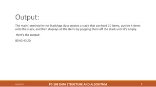 Lesson 4 stacks and queues | PDF | Programming Languages | Computing