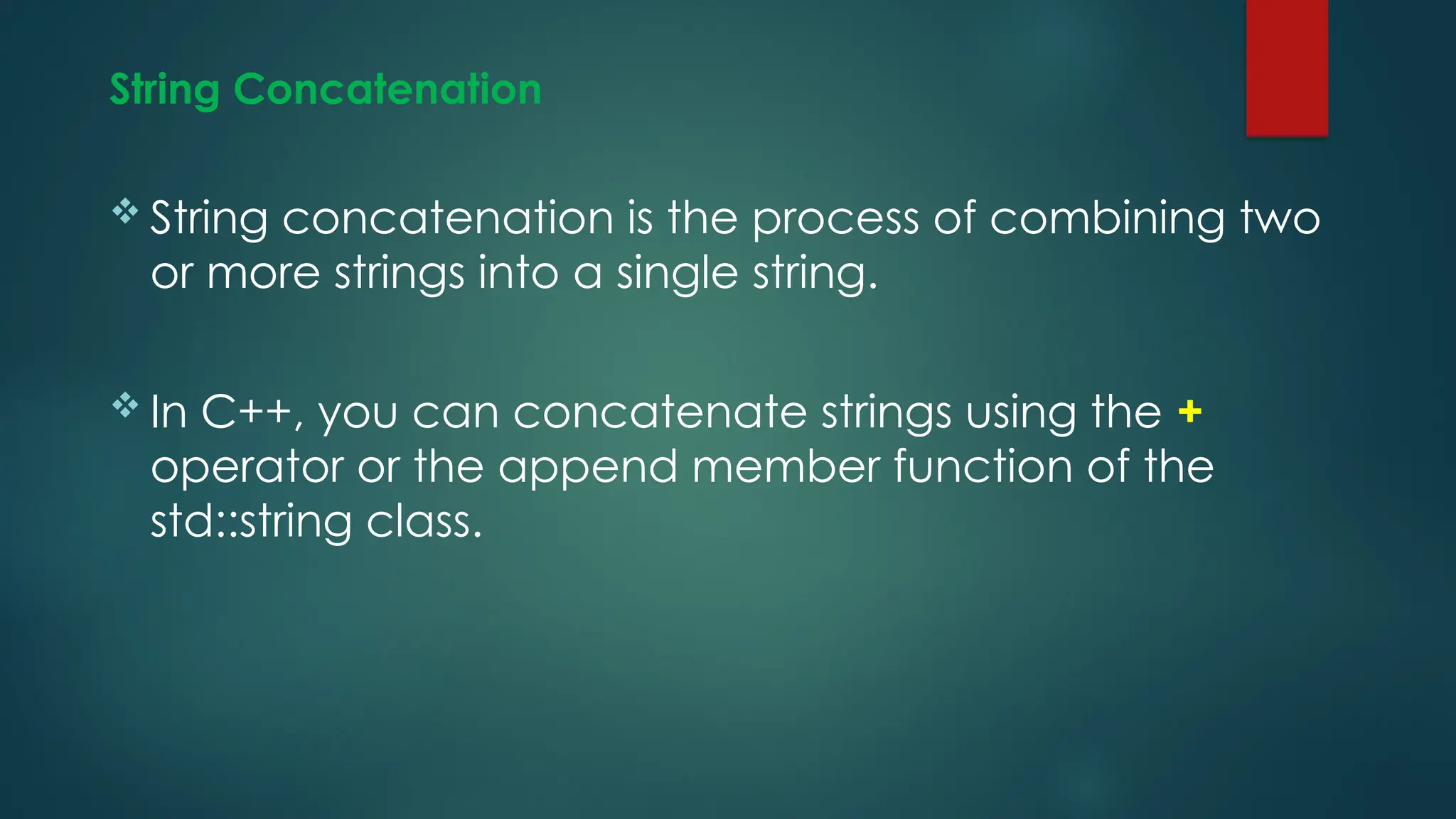 Lesson 4 - intro to String Handling.pptx