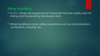 Lesson 4 - intro to String Handling.pptx