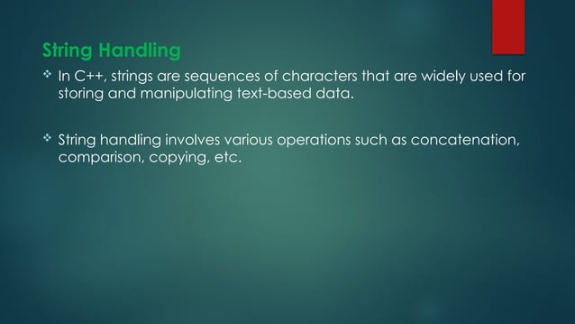 Lesson 4 - intro to String Handling.pptx