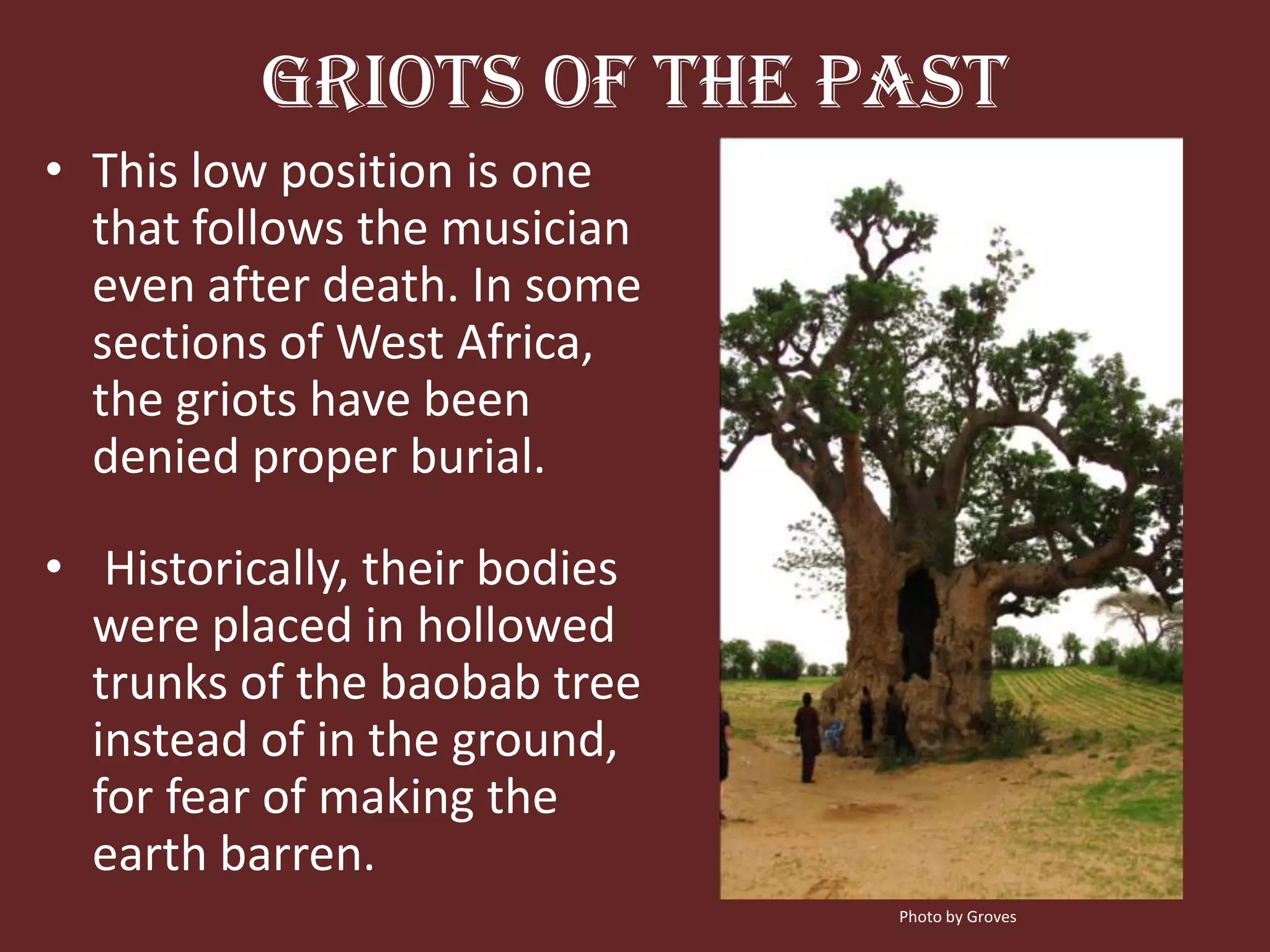 Lesson 4 the african griot | PPTX