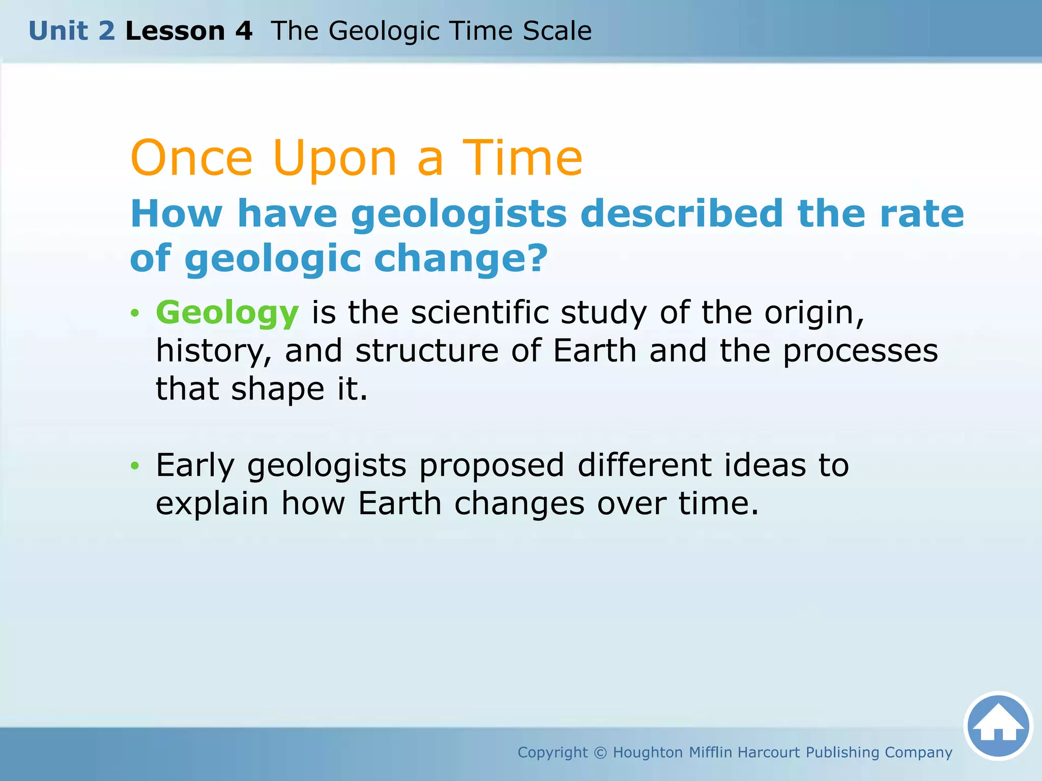 Lesson 4 - The Geologic Time Scale.pptx | Geology | Science