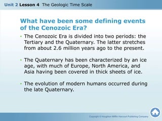 Lesson 4 - The Geologic Time Scale.pptx | Geology | Science
