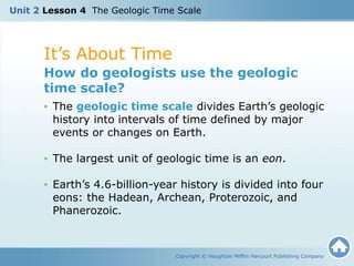 Lesson 4 - The Geologic Time Scale.pptx