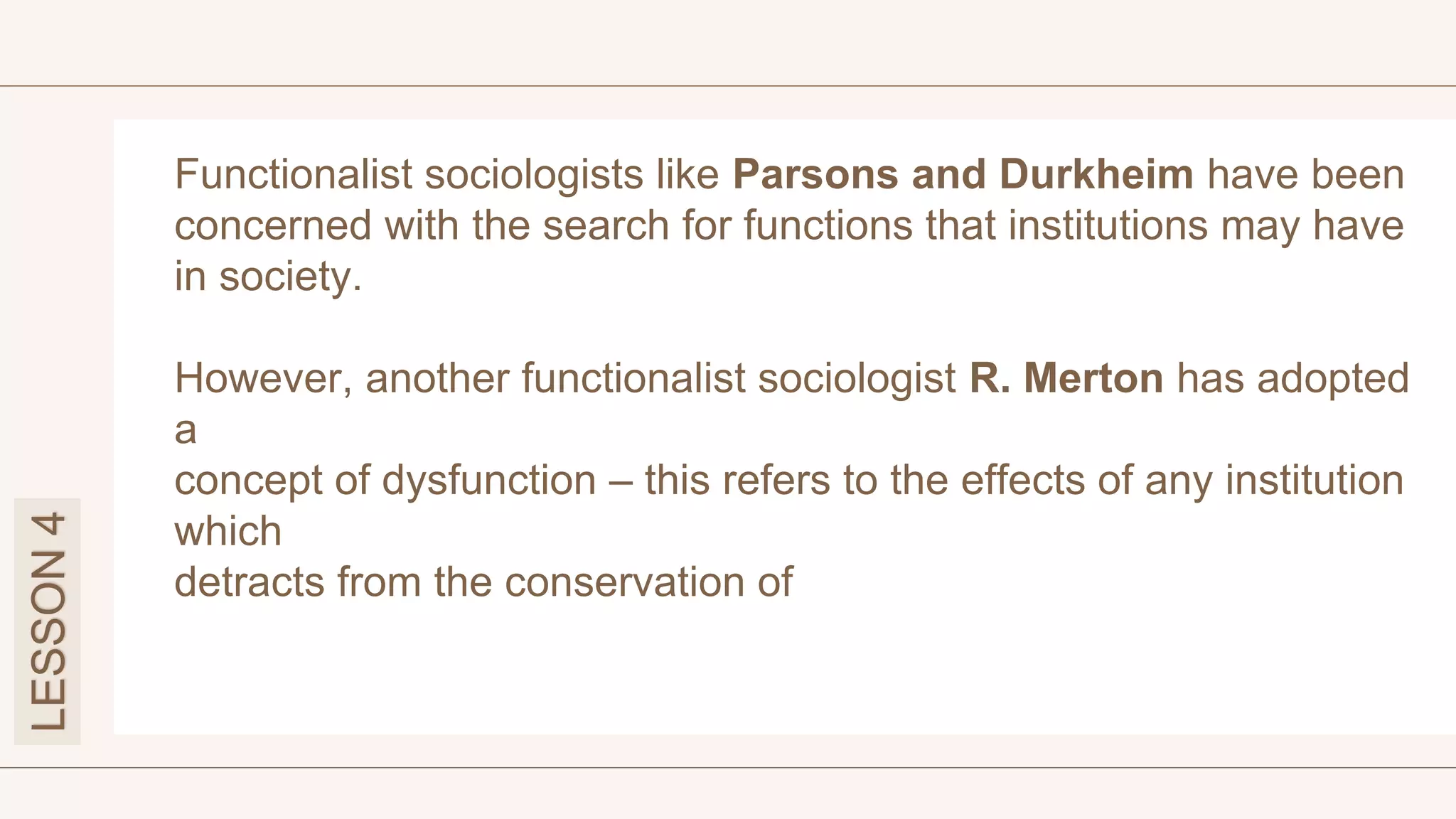 The Major Social Science Theories | PPTX