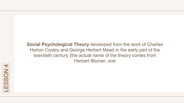 The Major Social Science Theories | PPTX