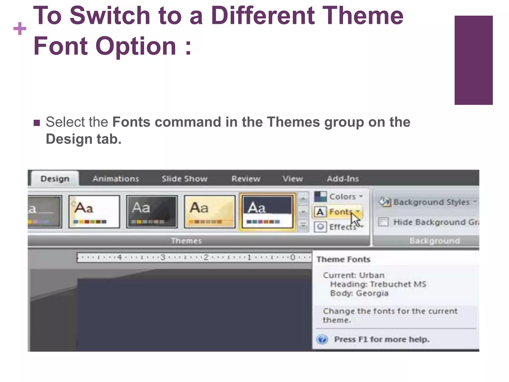 Lesson 4 themes and background styles | PPT