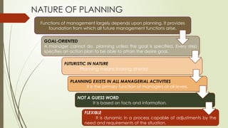 LESSON 4- THE NATURE AND LEVELS OF PLANNING AND TYPES.pptx