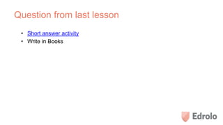 Lesson 4 the neuron | PPTX