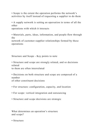 Lesson 4 - The Structure and Scope of Operations (Chapter 5).docx