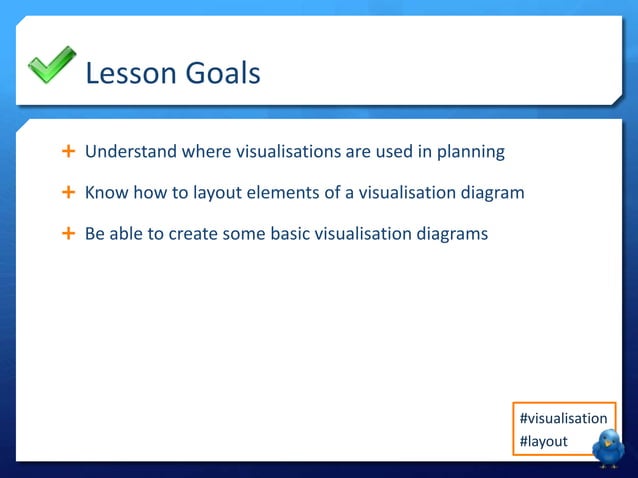 LO3 - Lesson 4 - Visualisation | PPT