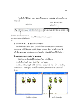 การใช้เครื่องมือ (Tools) พื้นฐานในโปรแกรม Adobe Photoshop CS3 ที่มา ...