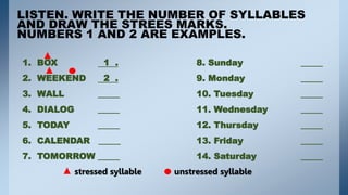 LECCIÓN N° 4 DE INGLÉS "TODAY IN THURDSDAY" | PPT