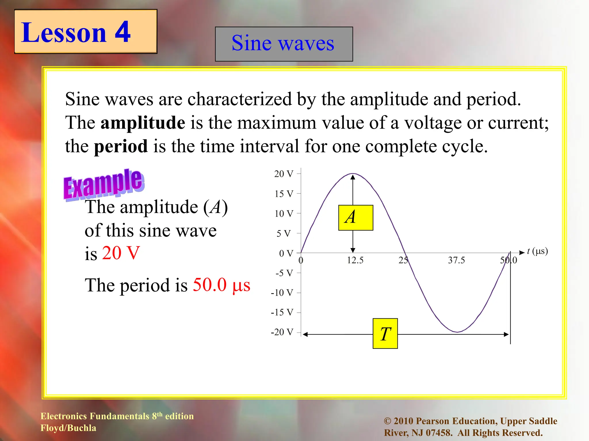 Lesson 4(1).pdf electronics The sinusoidal waveform 2. Voltage and ...