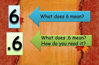 Lesson 44- Place Value and Value of a Digit in a Given Decimal Number ...
