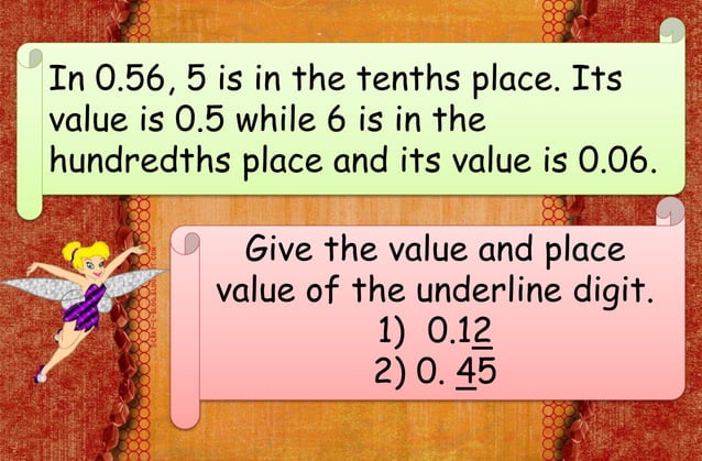 Lesson 44- Place Value and Value of a Digit in a Given Decimal Number ...
