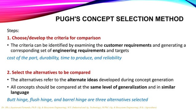 Concept selection | PPTX