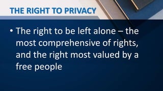 Privacy and Freedom of Expression | PPTX