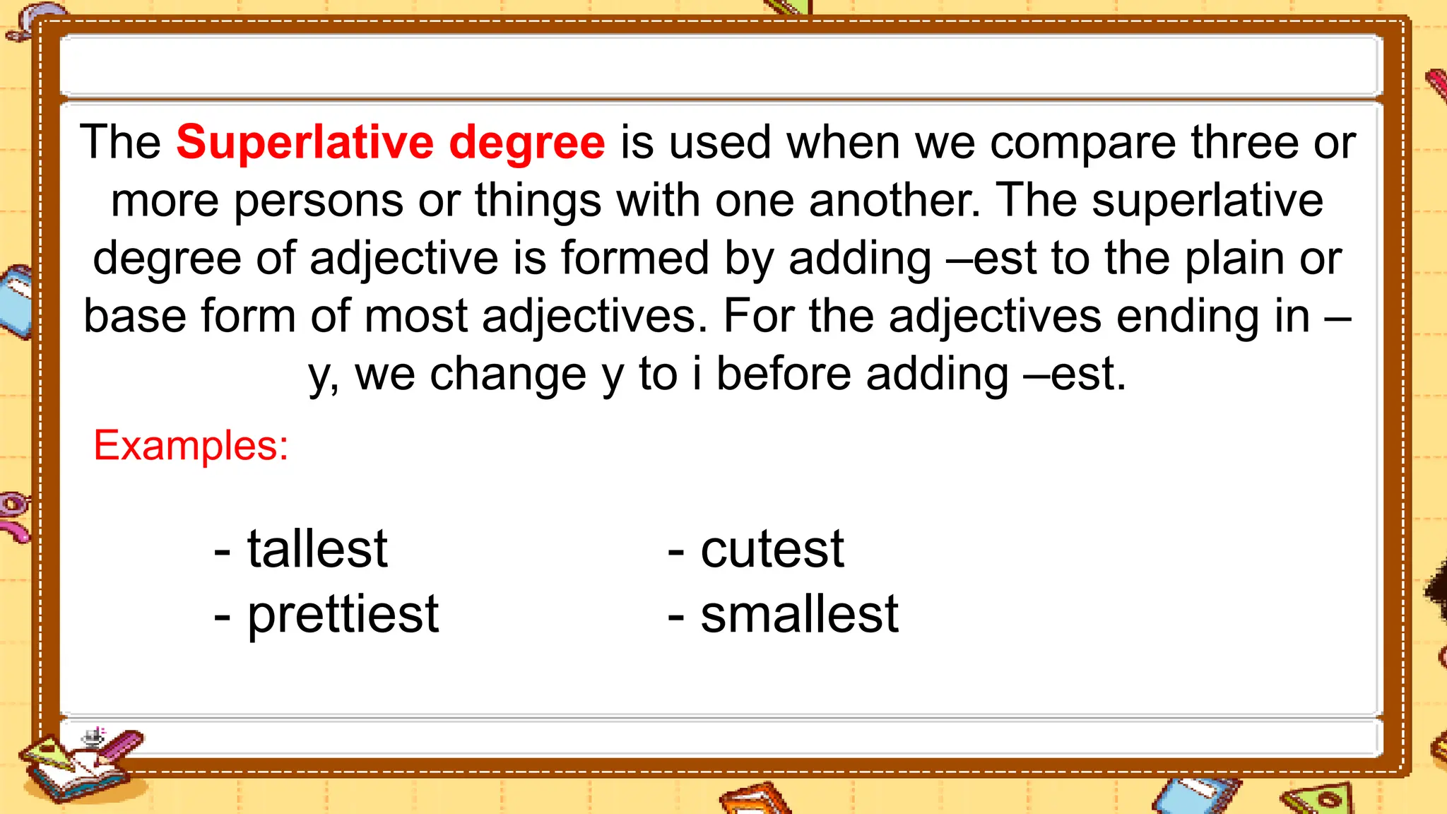 COMPARISON OF ADJECTIVES.ppt