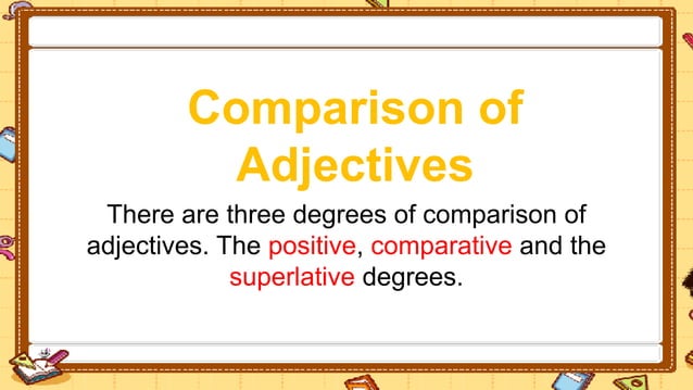 COMPARISON OF ADJECTIVES.ppt