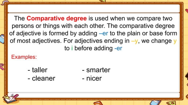 COMPARISON OF ADJECTIVES.ppt