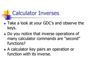 Lesson 4A - Inverses of Functions.ppt