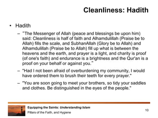 Lesson 4 a Pillars of the Faith and Hygiene | PPT