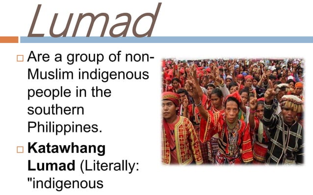 Lesson 4 Arts of Mindanao (lumad) | PPTX | Religion & Spirituality