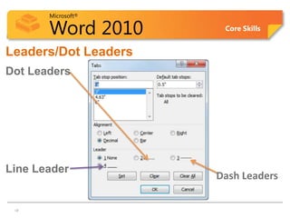Word Lesson 4A PowerPoint | PPT