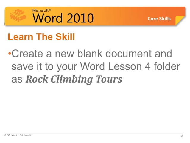 Word Lesson 4A PowerPoint | PPT