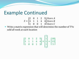 Lesson 4 b special matrix multiplication | PPT