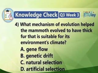 Earth and Life Science Grade 11 Lesson 4 Basic Mechanisms of Evolution.ppt