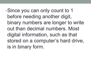 Lesson 4 binary number | PPTX